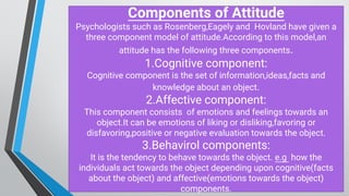 Attitude Formation and it's different types | PDF | Science