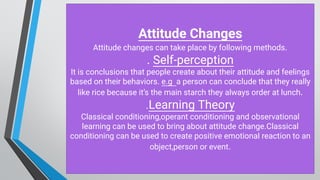 Attitude Formation and it's different types | PDF