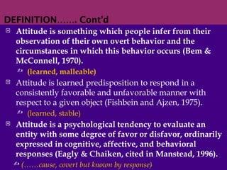 Theories, Functions and Principles of Attitude.pptx