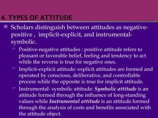 Theories, Functions and Principles of Attitude.pptx