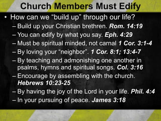 Attitude in Christ: Edification | PPT