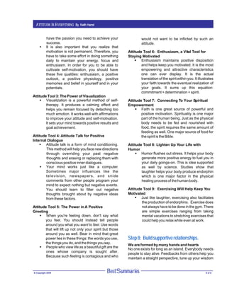 Attitude is everything best | PDF | Healthy Living