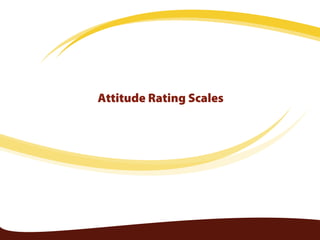 Measurement of Attitude. | PPT