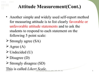Attitude measurement | PPT