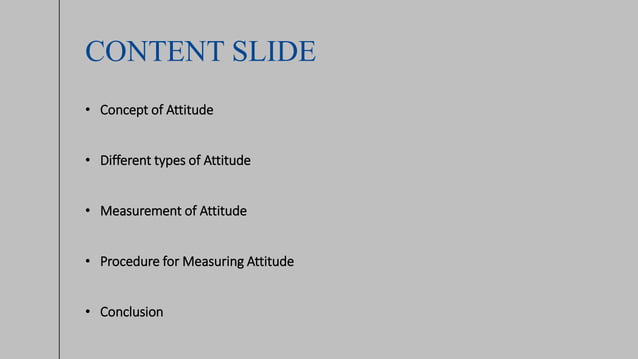 Attitude measurement.pptx | Medical Health