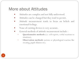 Attitude measurement and scaling techniques | PDF