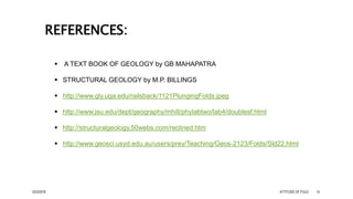 Attitude of fold | PPTX