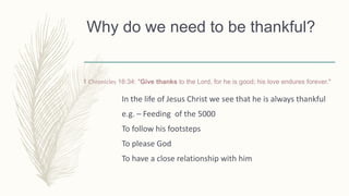 Attitude of gratitude | PPTX