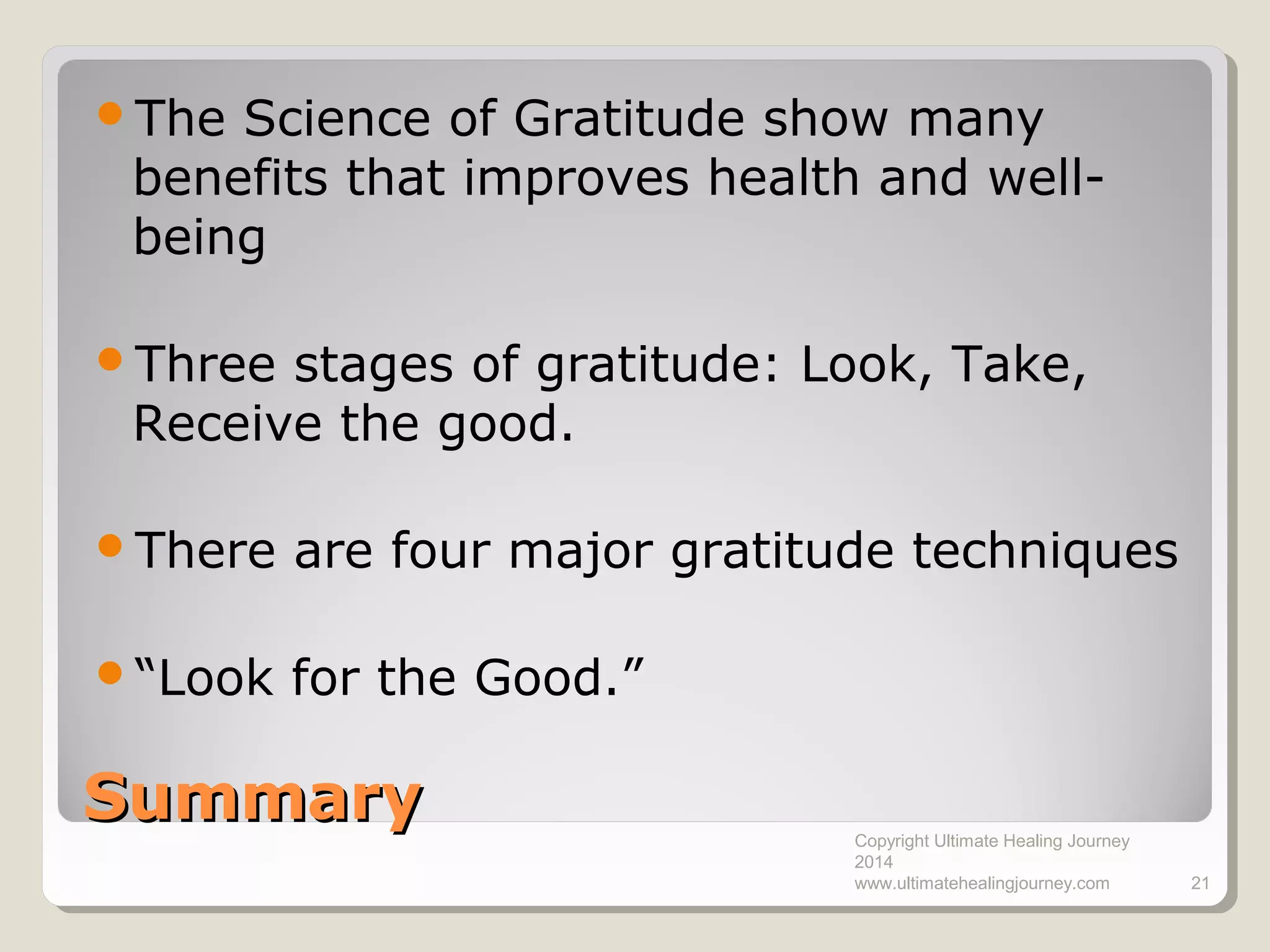 Attitude of Gratitude: The Science Of Gratitude Boosts Happiness, Well ...