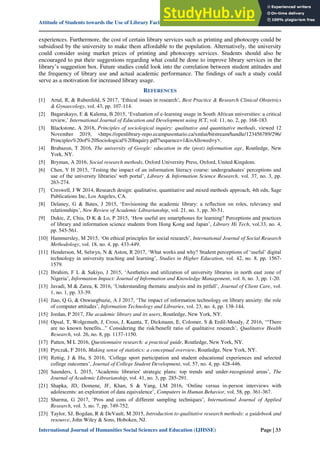 Attitude Of Students Towards The Use Of Library Facilities A Case Study | PDF