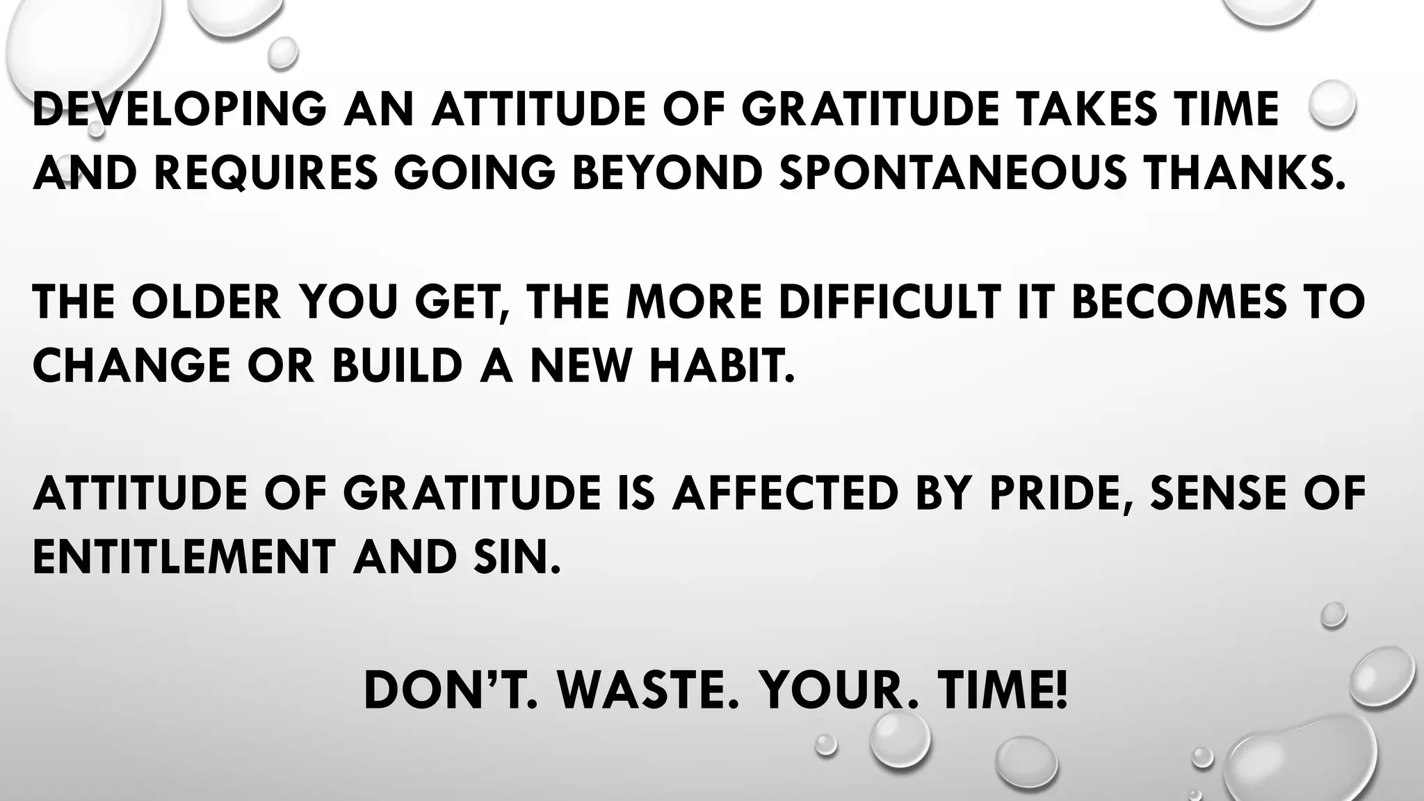 What Bible Teaches on Attitude of Gratitude | PDF
