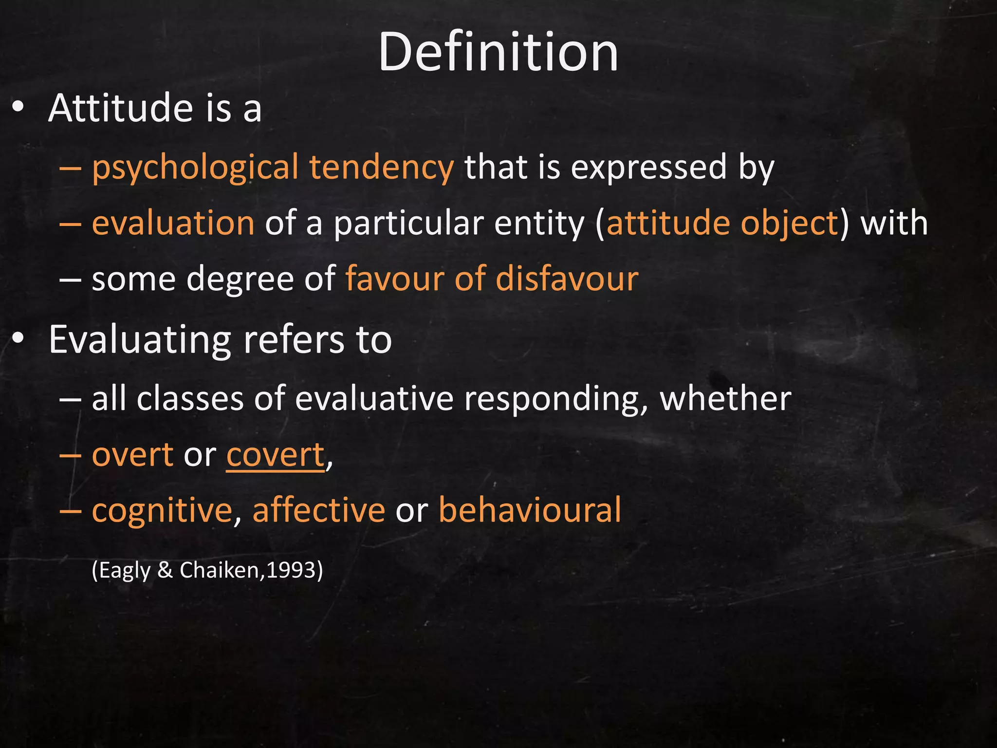 Attitude - A Seminar Presentation | PPTX