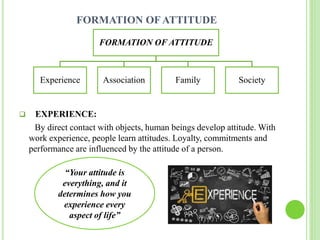 Attitude Personality development | PPTX
