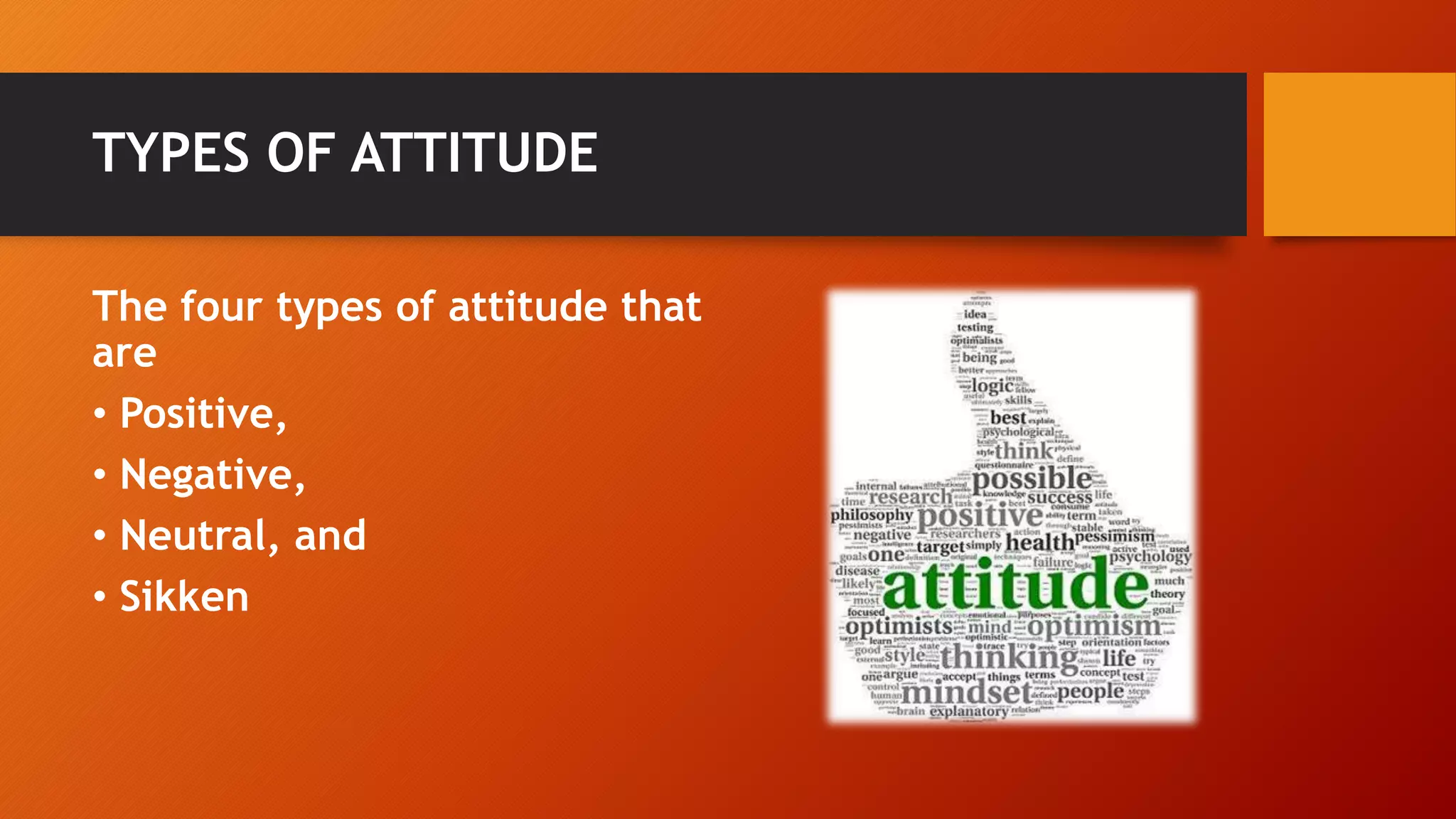 Attitude ppt. | PPTX