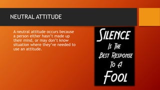 Attitude ppt. | PPTX