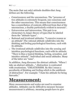 Attitude report | DOCX