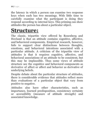 Attitude report | DOCX