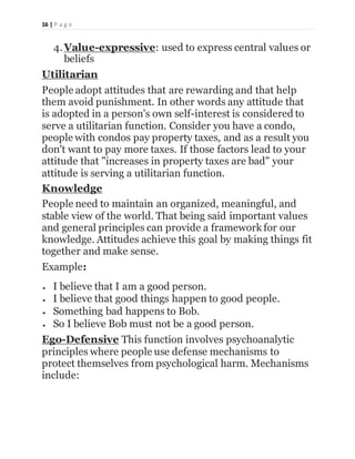 Attitude report | DOCX