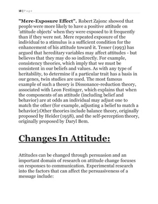 Attitude report | DOCX