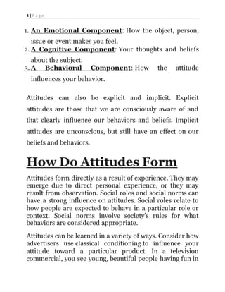 Attitude report | DOCX