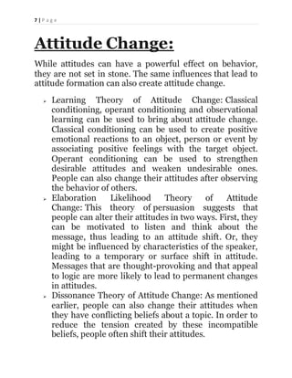 Attitude report | DOCX