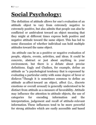 Attitude report | DOCX