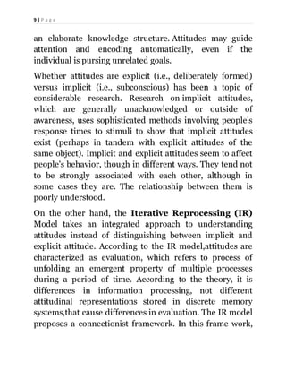 Attitude report | DOCX