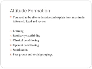 Attitude revision | PPT