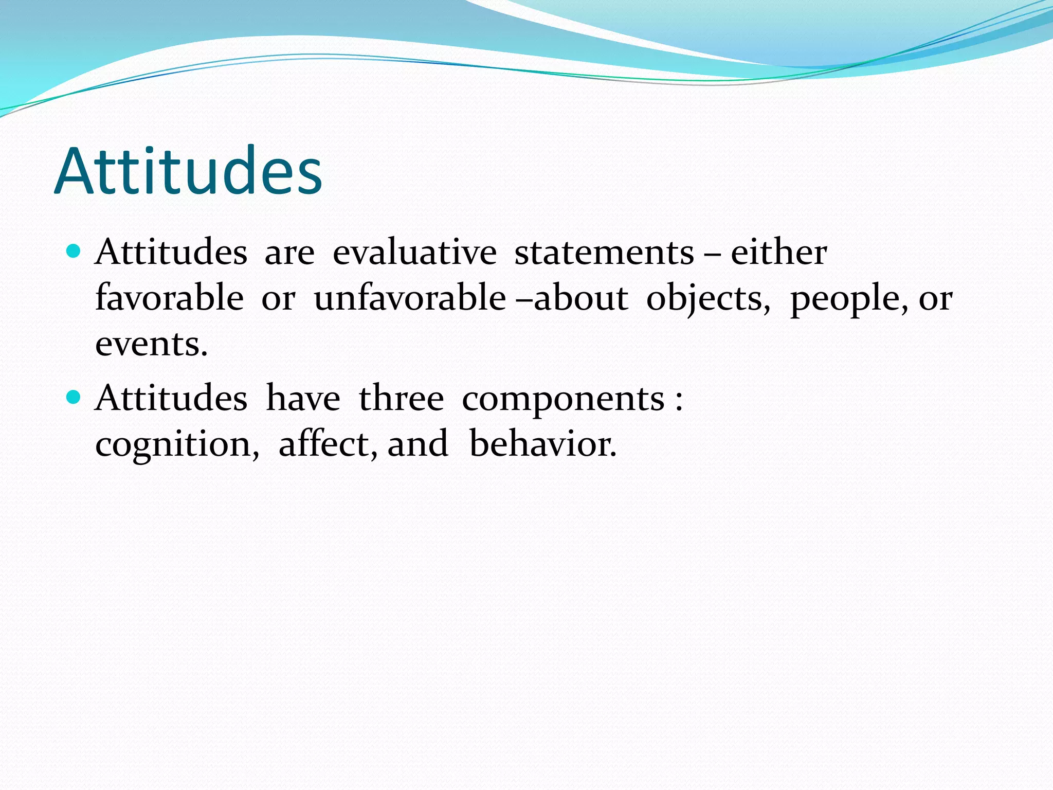 Attitudes | PPT