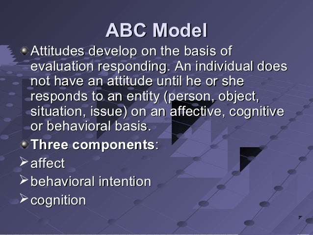 Attitudes attitudes