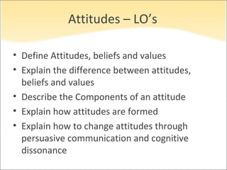 Attitudes | PPT