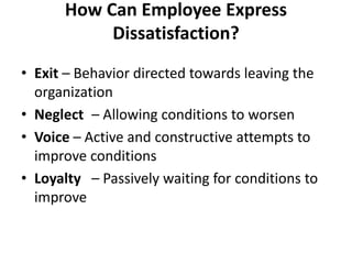 Attitudes and job Satisfaction | PPTX