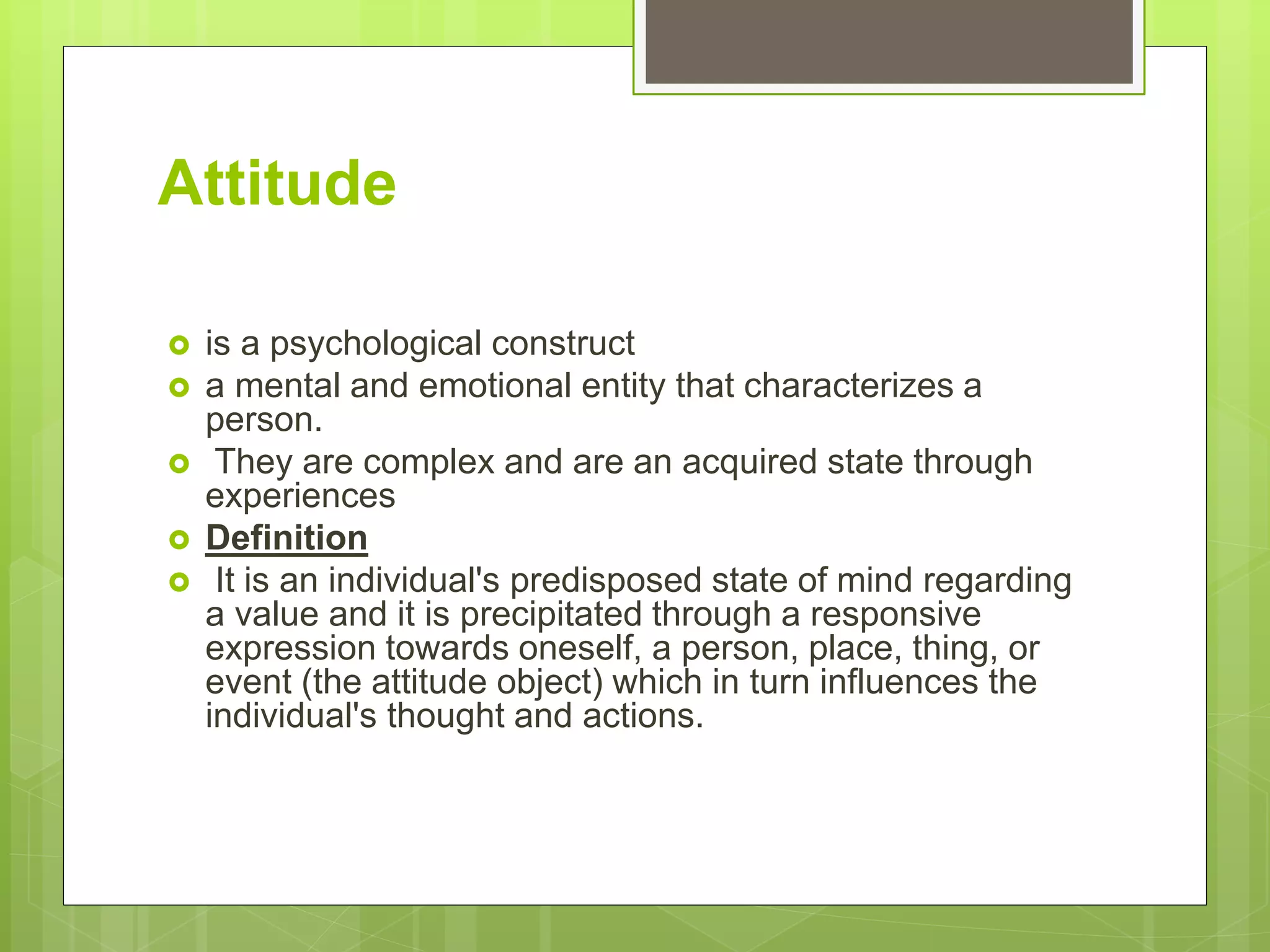 Attitudes | PPTX