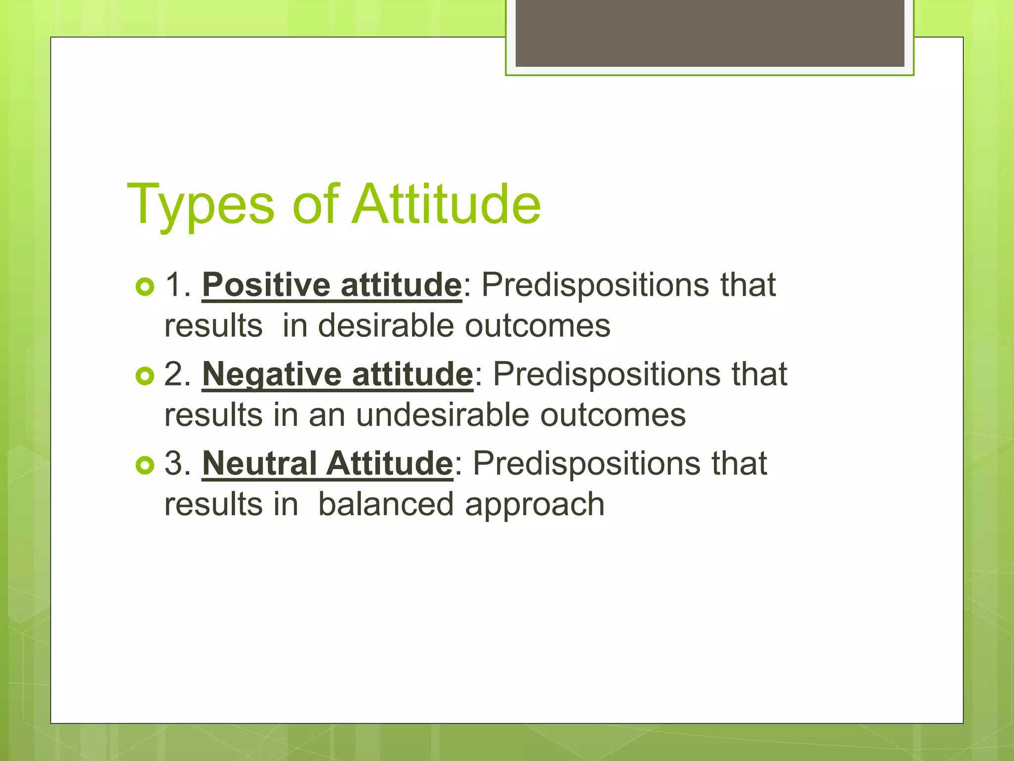 Attitudes | PPTX