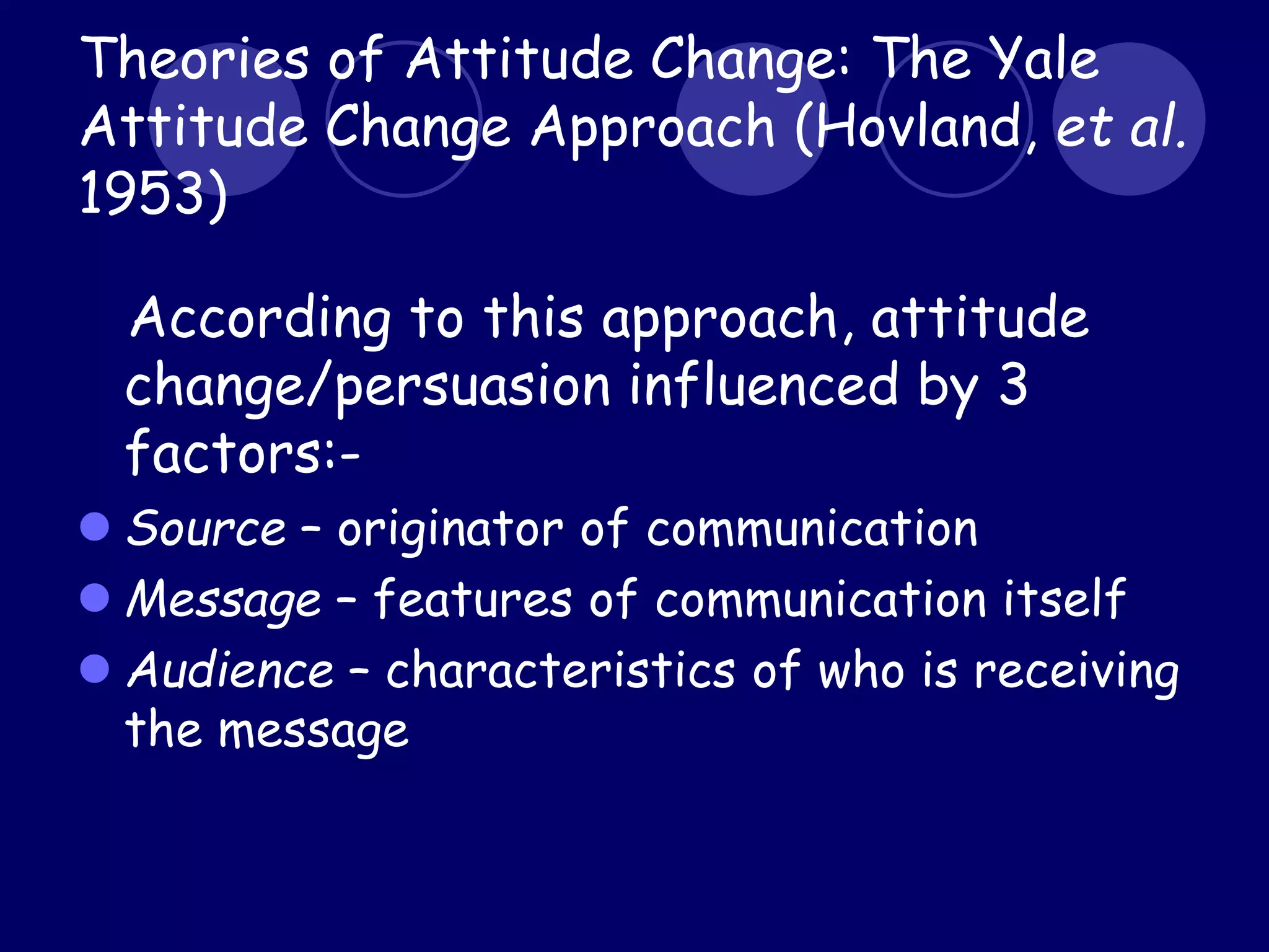 Attitudes and Attitude change | PPT