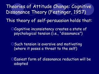 Attitudes and Attitude change | PPT
