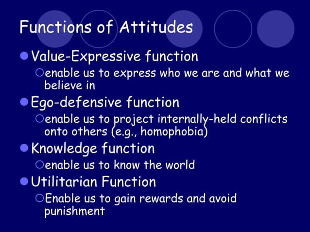 Attitudes and Attitude change | PPT | Heart and Cardiovascular Diseases ...