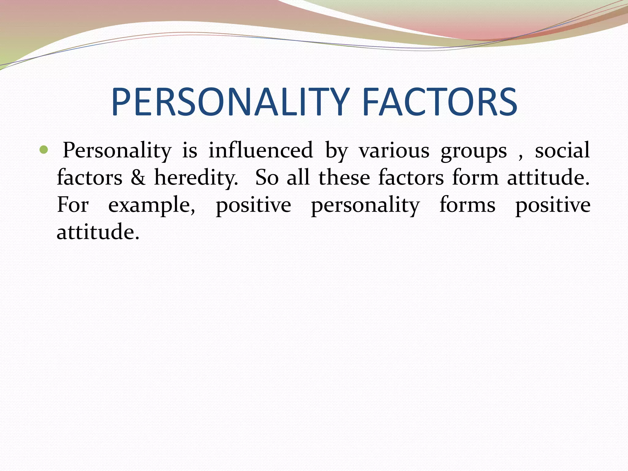 ATTITUDES in OB | PPTX