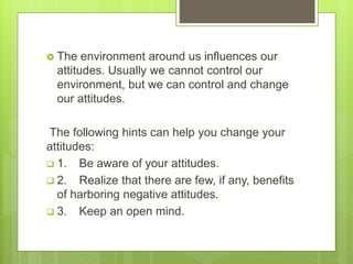Attitudes self-concept-values-and-ethics | PPTX