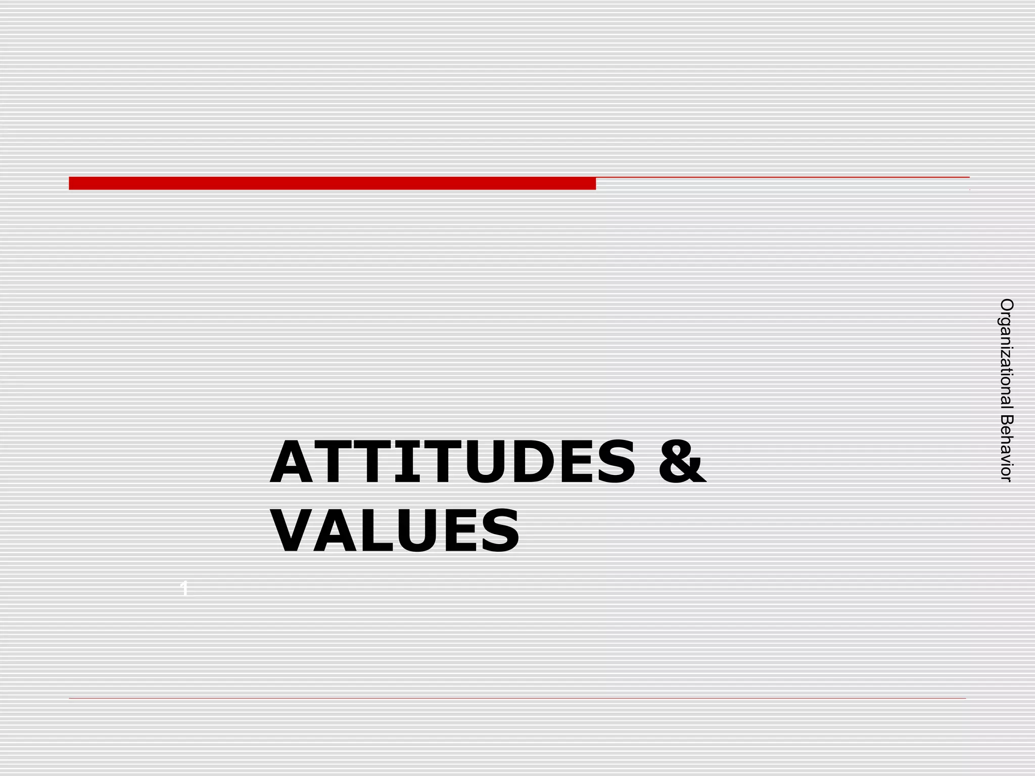 Attitudes and values | PPT