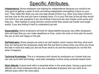 Attitudes & Attributes | PPTX