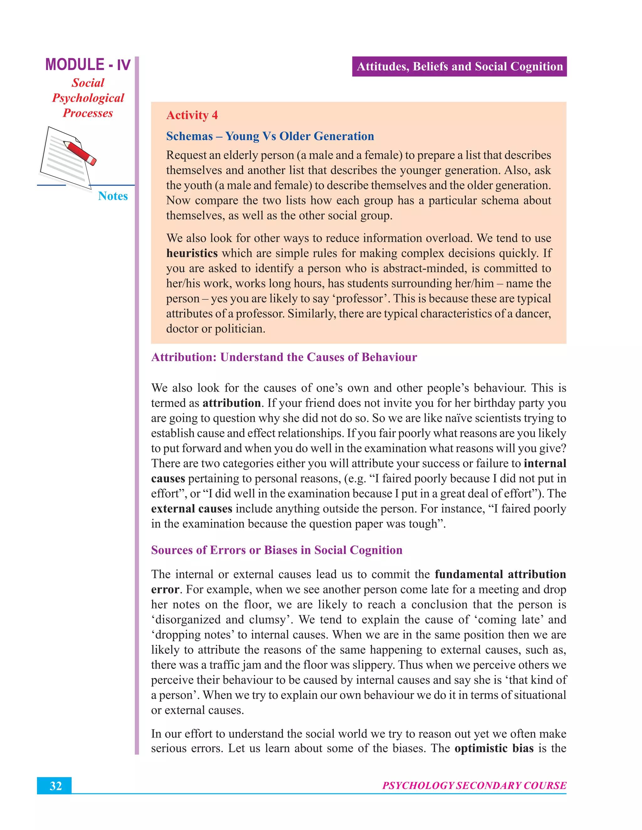 Attitudes, beliefs and social cognition | PDF