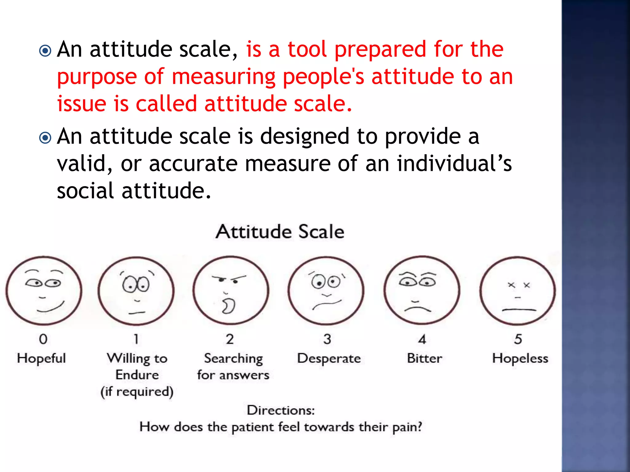 Attitude scale | PPTX