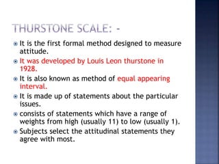 Attitude scale | PPTX