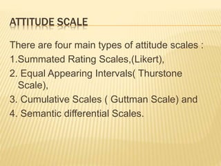 Attitude scale | PPTX