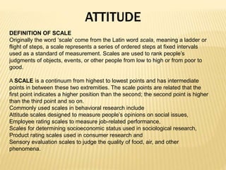 Attitude scale | PPTX