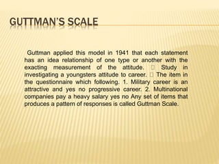 Attitude scale | PPTX