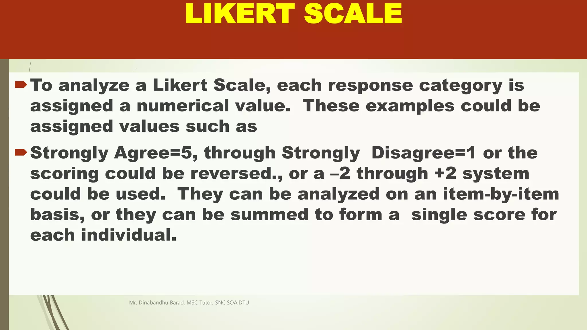 Attitude scale | PPTX