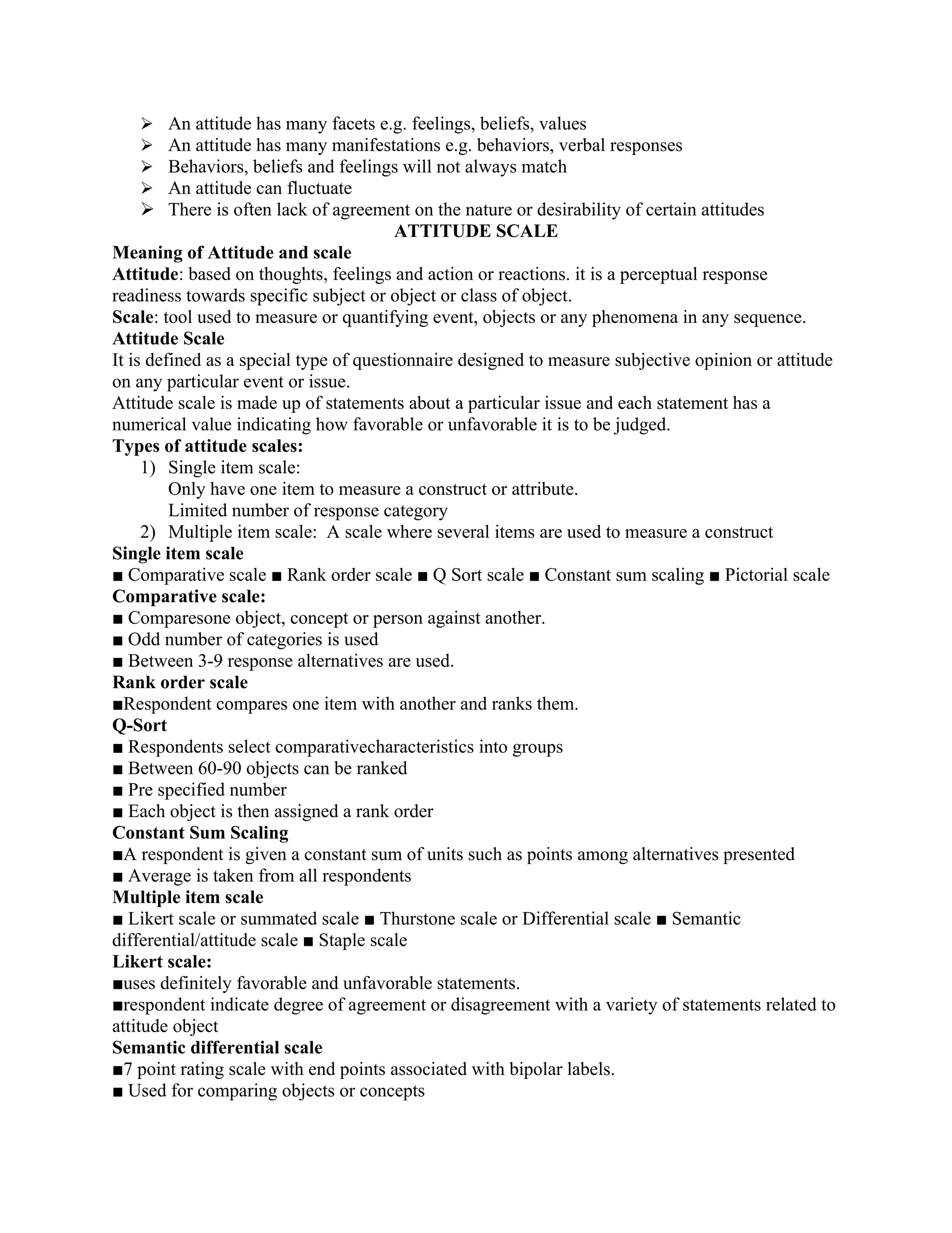 ATTITUDE SCALE.docx education notes for nursing students | DOCX