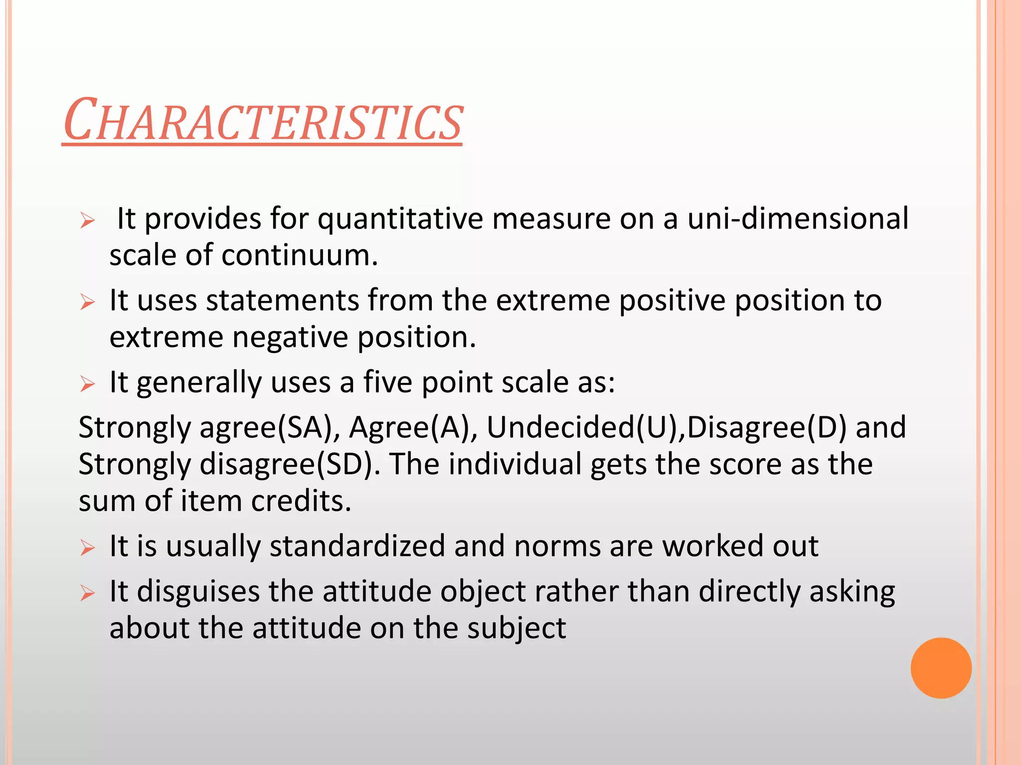 Attitude scale | PPTX